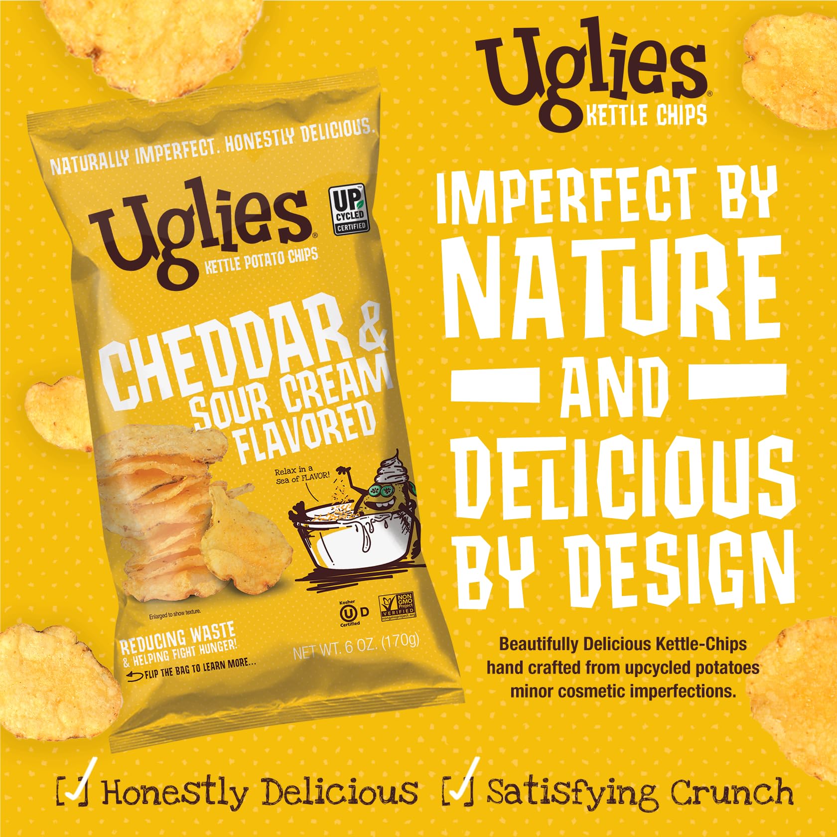 Uglies Kettle-Cooked Cheddar & Sour Cream Potato Chips – Mile Creek ...