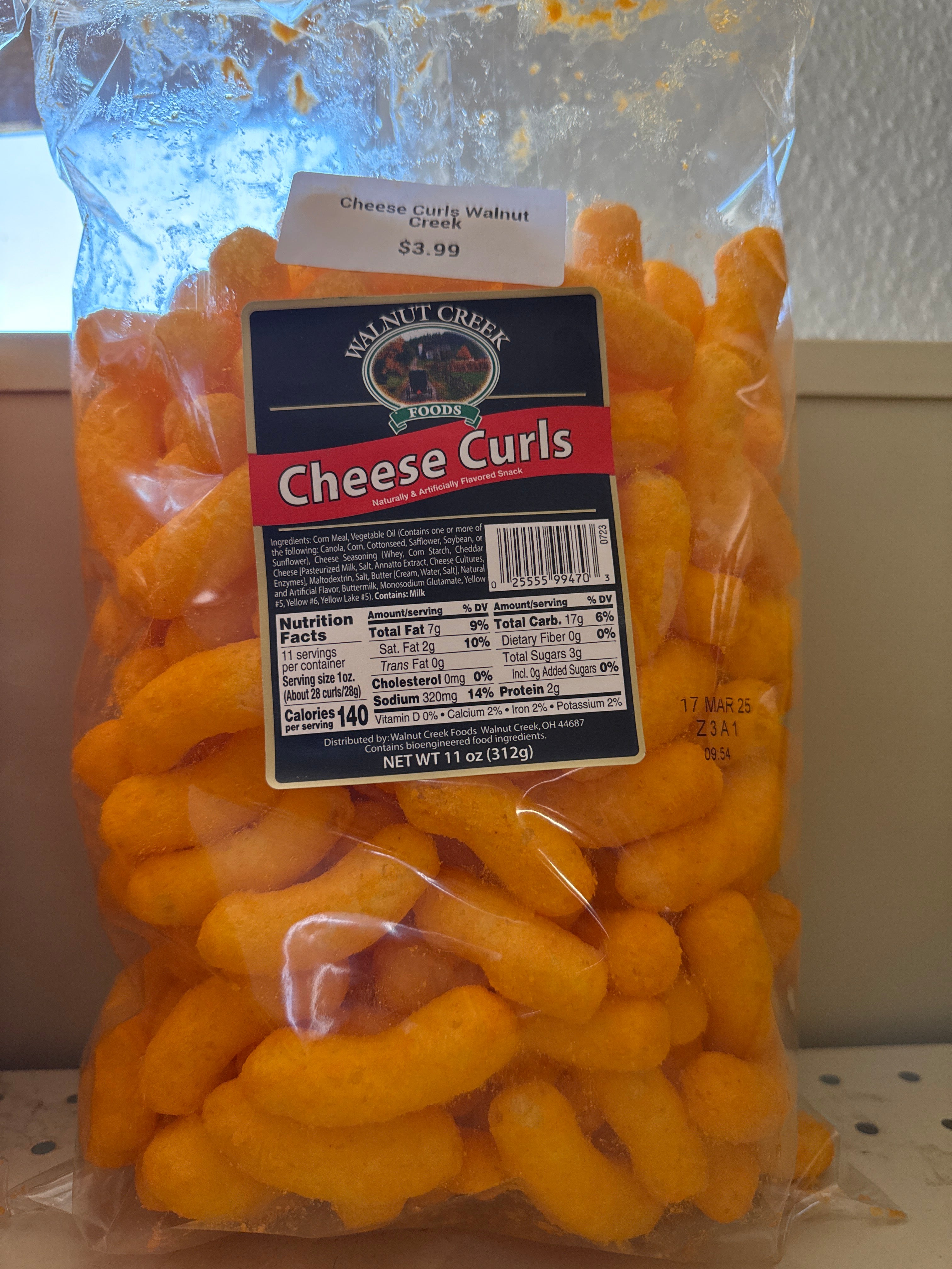 Cheese Curls – Mile Creek Farms Market